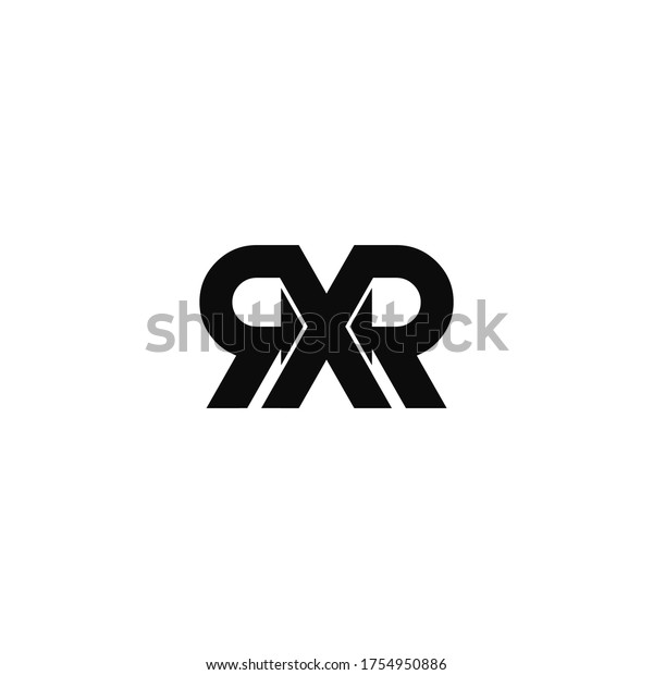 Rxr Letter Original Monogram Logo Design Stock Vector (Royalty Free ...
