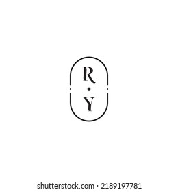 Ry Wedding Logo Concept High Quality Stock Vector (Royalty Free ...