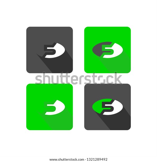 S 5 Button Design Inspiration Stock Vector (Royalty Free) 1321289492 ...