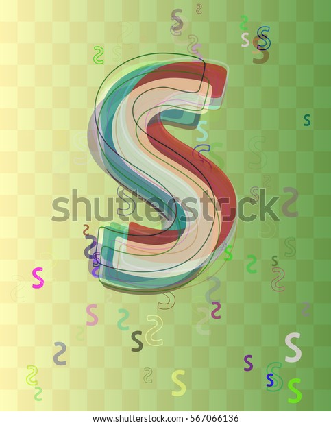 S Alphabet Background Design Stock Vector (Royalty Free) 567066136 ...