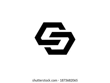Cod Initial Monogram Symbol Letter Form Stock Vector (Royalty Free ...
