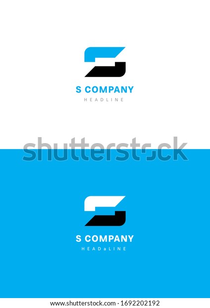 S Corp Company Logo Template Stock Vector (Royalty Free) 1692202192 ...