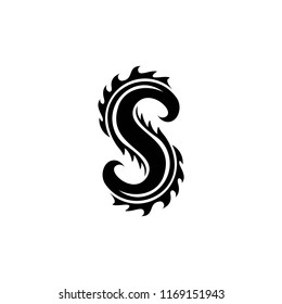S Dragonlogo Template Stock Vector (Royalty Free) 1169151943 | Shutterstock