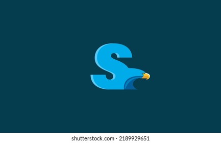 S Eagle Alphabet Letter Logo Icon Stock Vector (Royalty Free ...