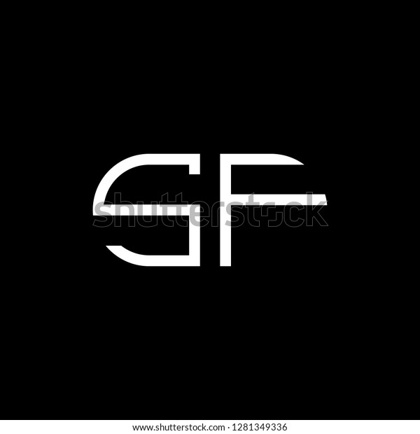 S F Initial Letter Modern Logo Stock Vector (Royalty Free) 1281349336 ...