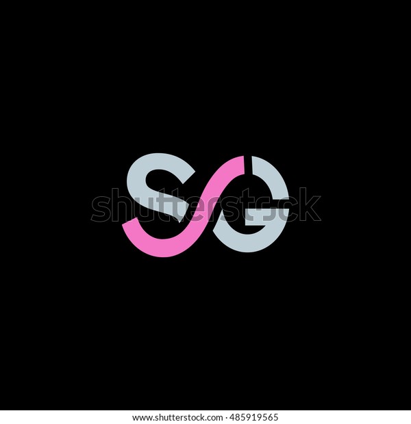S G Letter Logo Design Alphabet Stock Vector (Royalty Free) 485919565 ...