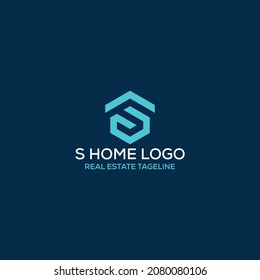 S Home Logo Design Vector Stock Vector (Royalty Free) 2080080106 ...