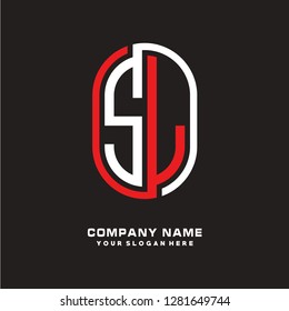S L Initial Letter Modern Logo Stock Vector (Royalty Free) 1281649744 ...