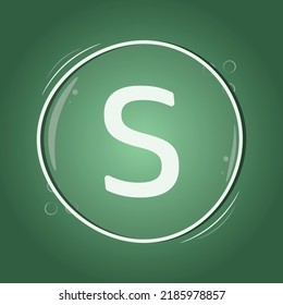 S Letter Circle Logo Design On Stock Vector (Royalty Free) 2185978857 ...
