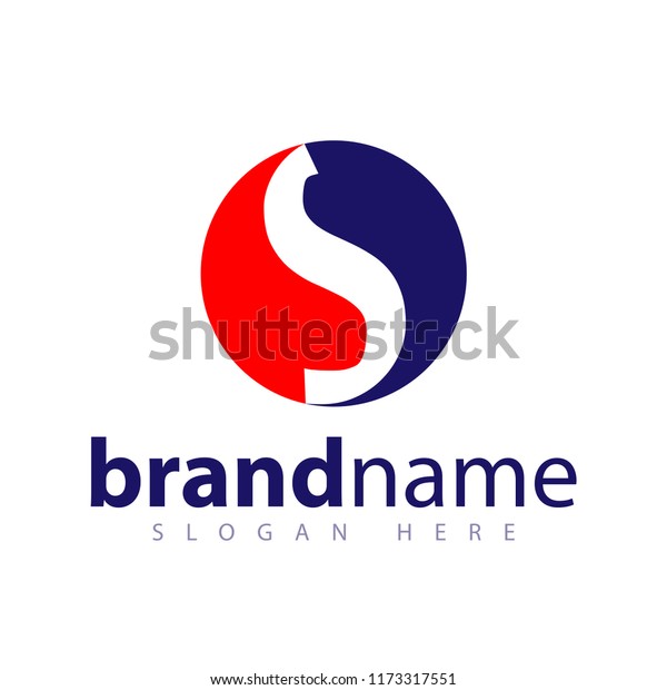 S Letter Circle Logo Icon Vector Stock Vector (Royalty Free) 1173317551 ...