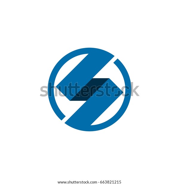 S Letter Circle Logo Template Illustration Stock Vector (Royalty Free ...