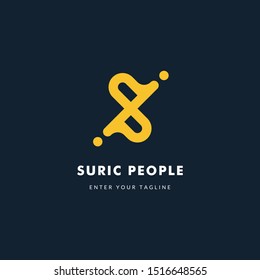 S Letter Logo Design Unique Icon Stock Vector (Royalty Free) 1516648565 ...