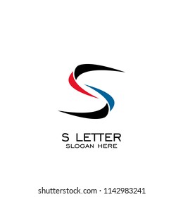 S Letter Logo Letter S Graphic Stock Vector (Royalty Free) 1142983241 ...