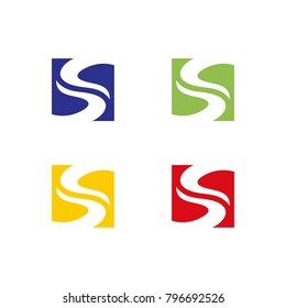 S Simple Logo Business Company: เวกเตอร์สต็อก (ปลอดค่าลิขสิทธิ์) 1511659991