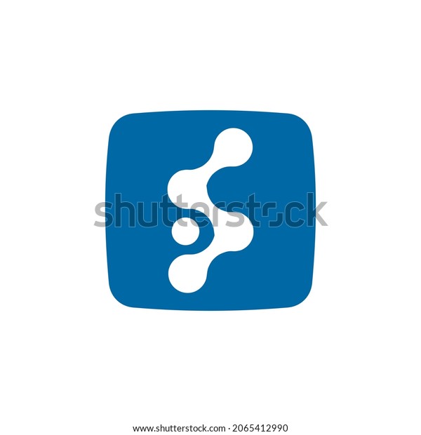 S Letter Mobile App Vector Logo Stock Vector (Royalty Free) 2065412990 ...