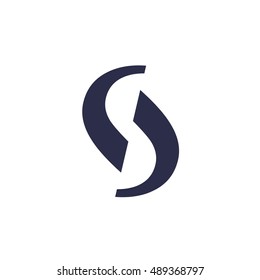 S Letter Modification Stock Vector (Royalty Free) 489364684 | Shutterstock