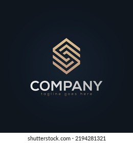 S Letter Monogram Logo Concept Design Stock Vector (Royalty Free ...