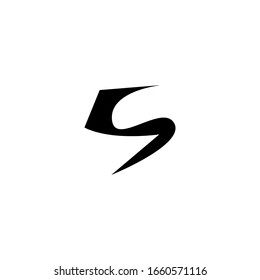 S Letter Bird Face Design Logo Stock Vector (Royalty Free) 1597296877