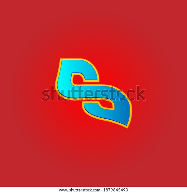 S Letter Simple Logo Design Modern Stock Vector (Royalty Free ...