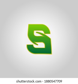 S Letter Simple Logo Modern Vector Stock Vector (Royalty Free ...