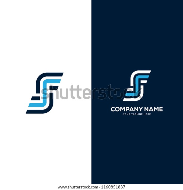 S Letter Tech Logo Design Vector Stock Vector (Royalty Free) 1160851837 ...