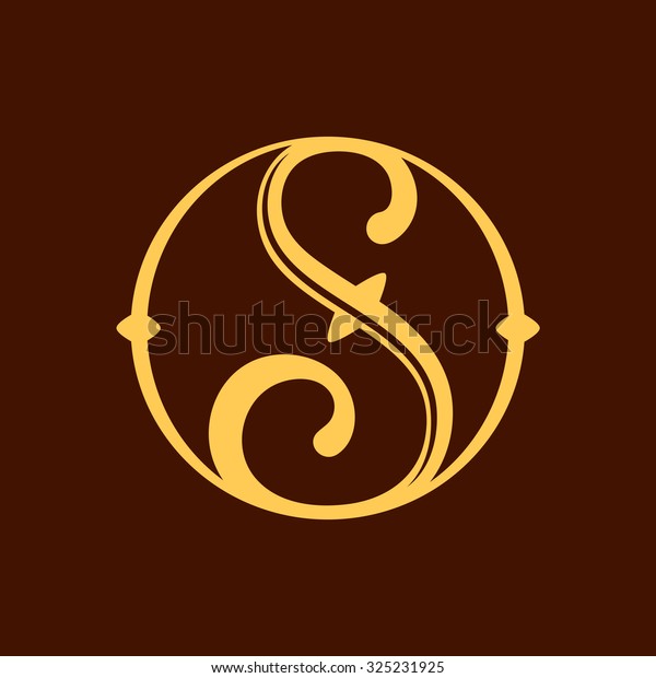 S Letter Vintage Circle Vector Repair Stock Vector (Royalty Free ...