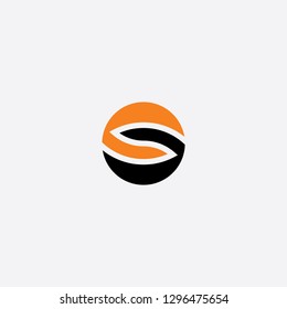 S Logo Circle Letter Icon Symbol Stock Vector (Royalty Free) 1296475654 ...
