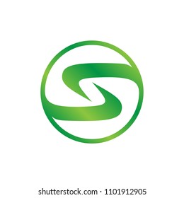 S Logo Circle Shape Stock Vector (Royalty Free) 1101912905 | Shutterstock