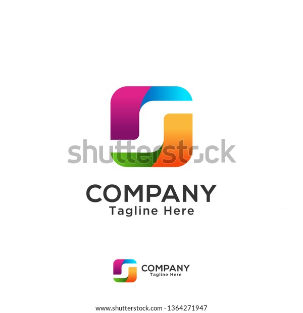 S Logo Colorfull Inspiration Stock Vector (Royalty Free) 1364271947 ...