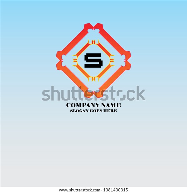 S Logo Elemental Symbol Emblem Stock Vector (Royalty Free) 1381430315 ...