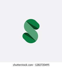S Logo Green Icon Vector Symbol Stock Vector (Royalty Free) 1282720495 ...