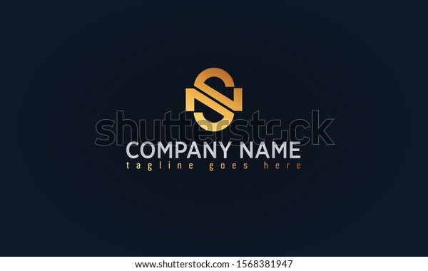 S Logo Type Design Gold Luxury Stock Vector (Royalty Free) 1568381947 ...