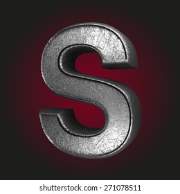 S Metal Letter Stock Vector (Royalty Free) 271078511 | Shutterstock
