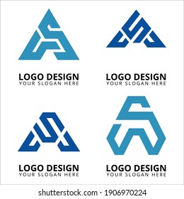 S Professional Logo Design Stock Vector (Royalty Free) 1906970224 ...