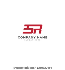 S R Logo Template Design Vector Stock Vector (Royalty Free) 1280322484 ...