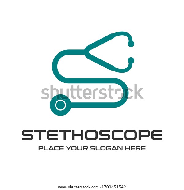S Stethoscope Vector Letter Template This Stock Vector (Royalty Free ...