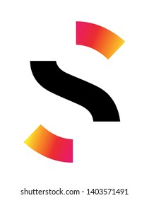 S Type Graphic Logo Amblem Stock Vector (Royalty Free) 1403571491 ...