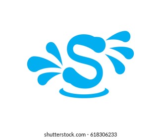 S Water Logo Stock Vector (Royalty Free) 618306233 | Shutterstock