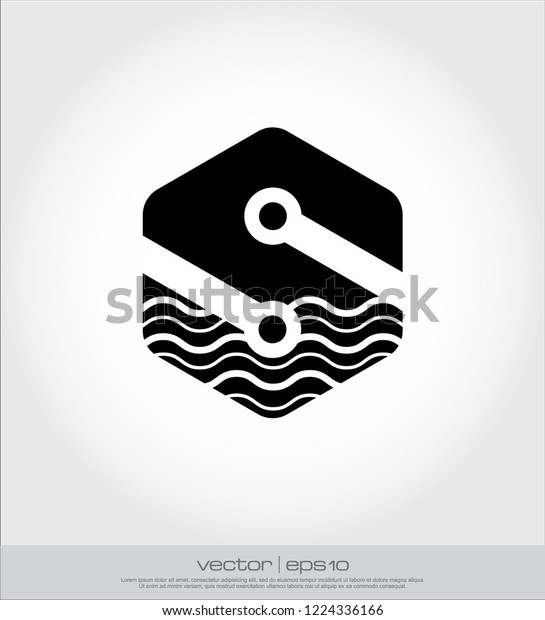 S Water Logo Stock Vector (Royalty Free) 1224336166 | Shutterstock