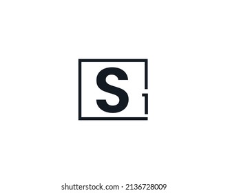 S1 1s Initial Letter Logo Stock Vector (Royalty Free) 2136728009 ...