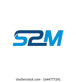 El logotipo S2M puede utilizarse para: vector de stock (libre de ...