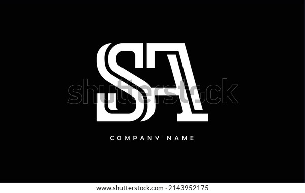 Sa Alphabets Letters Logo Monogram: เวกเตอร์สต็อก (ปลอดค่าลิขสิทธิ์ ...