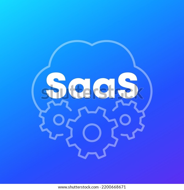 Saas Software Service Vector Icon Stock Vector (Royalty Free ... Saas Software Service Vector Icon Stock Vector (Royalty Free ...