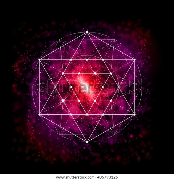 Sacred Geometry Abstract Vector Illustration Symbol Stock Vector ...