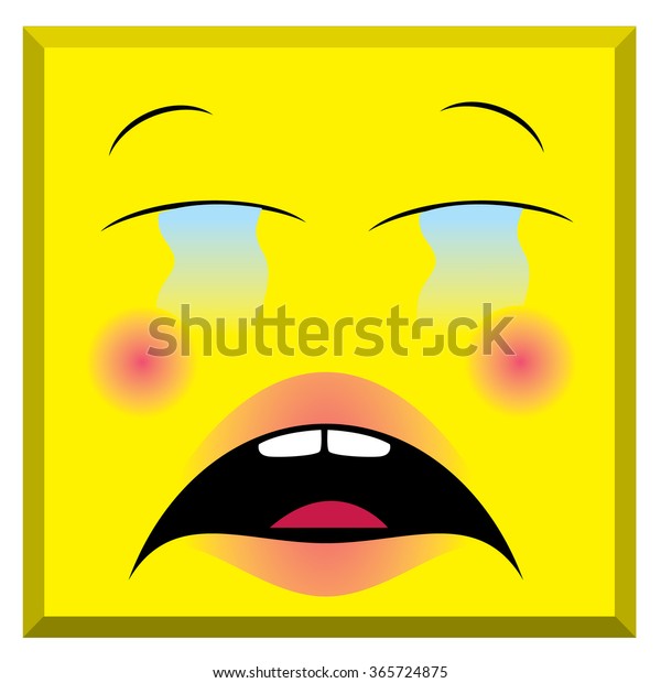 Sad Angry Emoticon Vector Illustration: เวกเตอร์สต็อก (ปลอดค่าลิขสิทธิ์ ...