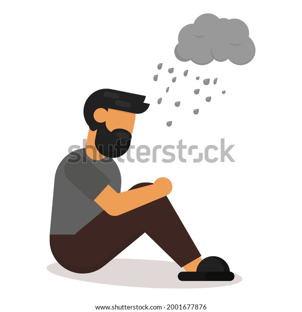 Sad Boy Icon Illustration Vector Graphic Stock Vector (Royalty Free ...