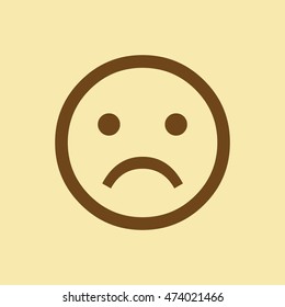 Sad Emotions Icon Stock Vector (Royalty Free) 474021466 | Shutterstock