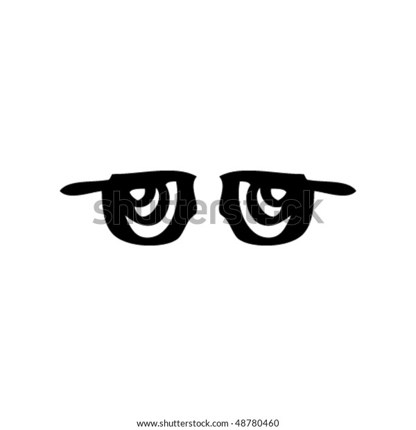 Sad Eyes Drawing Stock Vector (Royalty Free) 48780460 | Shutterstock