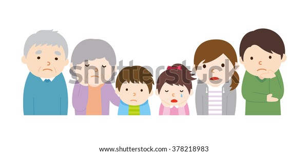 11,032 Sad Family Cartoon Images, Stock Photos & Vectors | Shutterstock