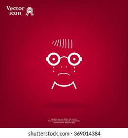 Sad Face Sign Icon Stock Vector (Royalty Free) 369014384 | Shutterstock